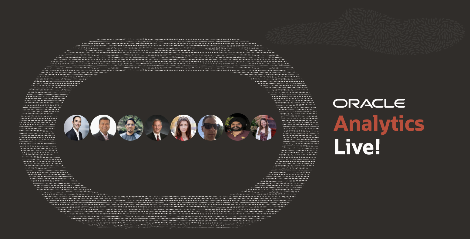 Join The Party At Oracle Analytics Live Monthly Webinar Series