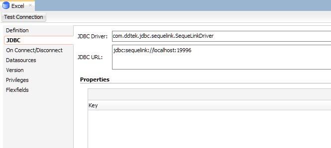 How to load data from Excel using ODI 12.2.1 and Progress DataDirect SequeLink