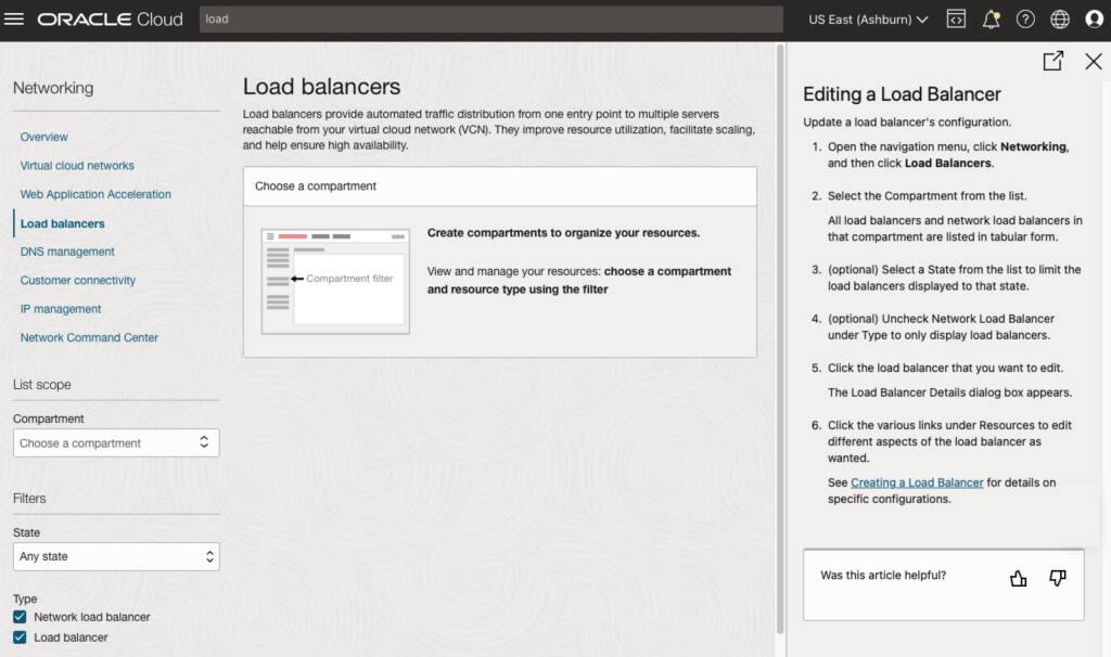 Navigate with ease: Introducing contextually aware help panels in the Oracle Cloud Console