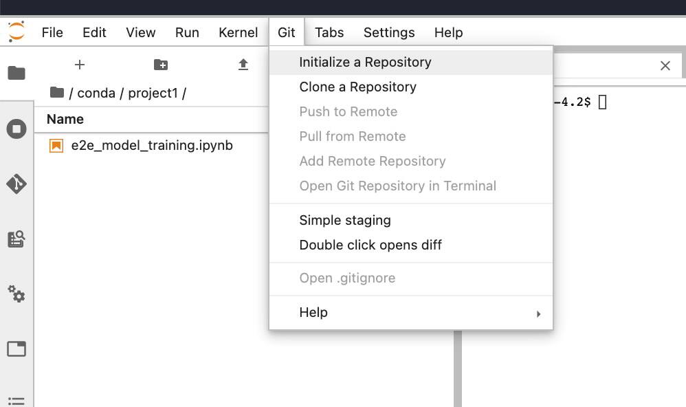 JupyterLab Git Extension