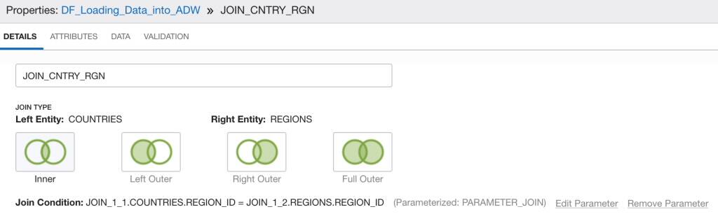 Using Parameters in Oracle Cloud Infrastructure (OCI) Data Integration