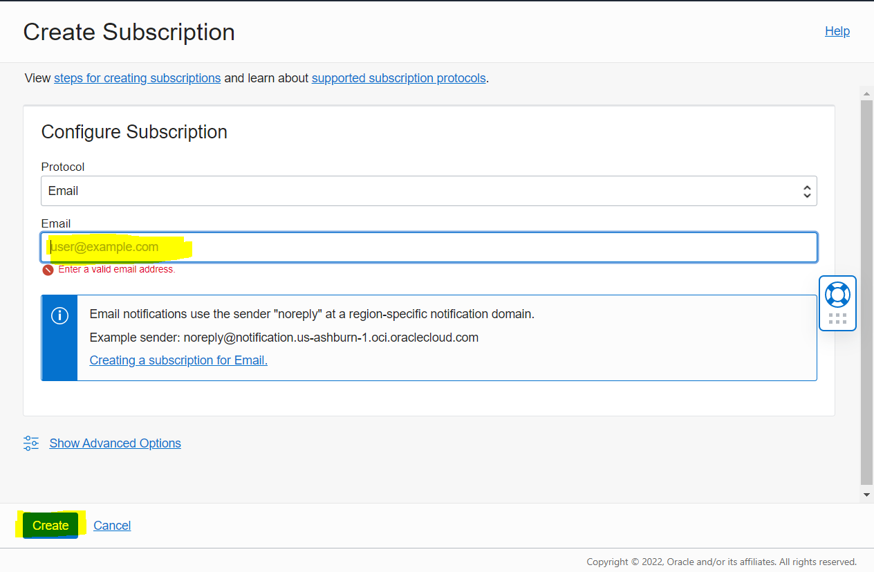 Configuring Oci Events And Notification Services For Oci Data