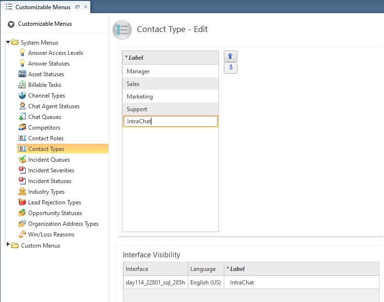INTRA CHAT : Oracle Service Cloud Browser UI Inlay for Employee to ...