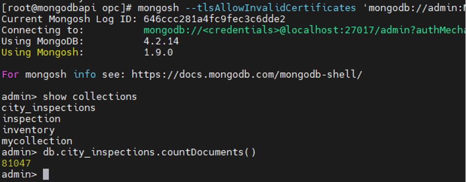 Develop MongoDB Applications with Oracle Autonomous Database on Dedicated Exadata Infrastructure