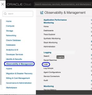 Access OCI GoldenGate Logs using OCI Logging