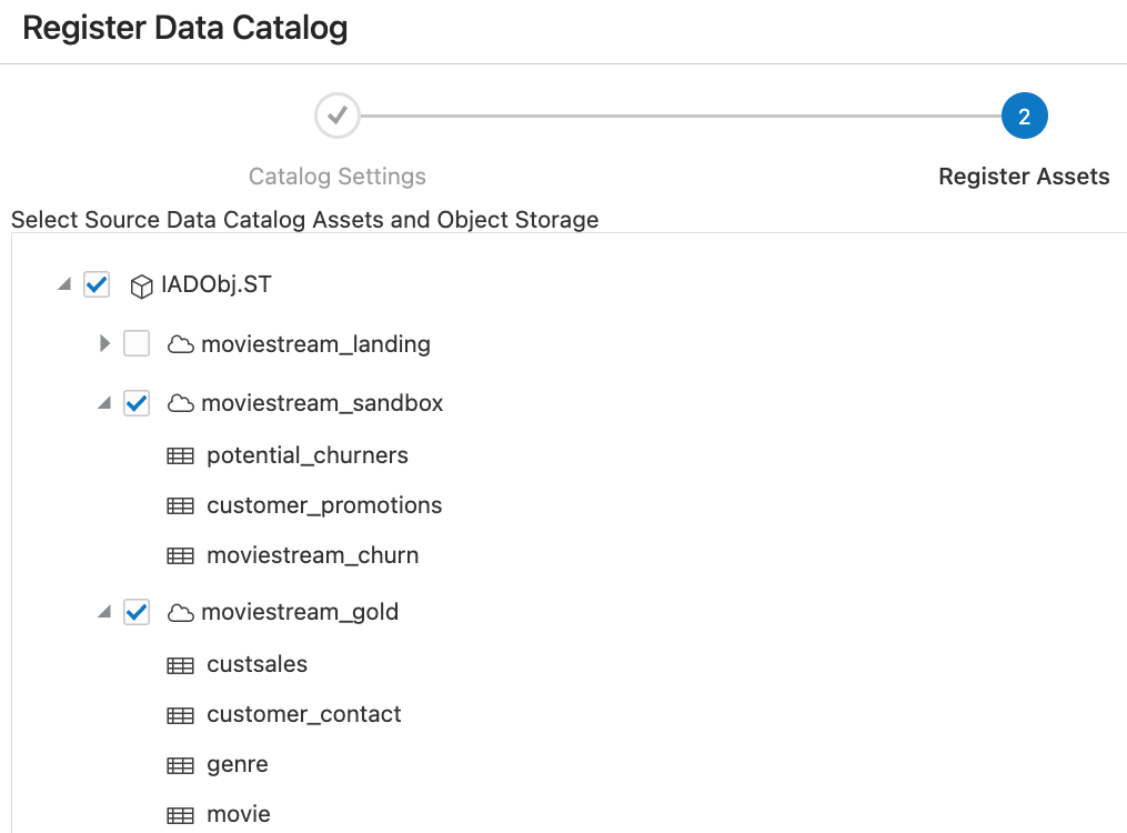 Announcement: bring Data Catalog objects into Autonomous Database Data Studio