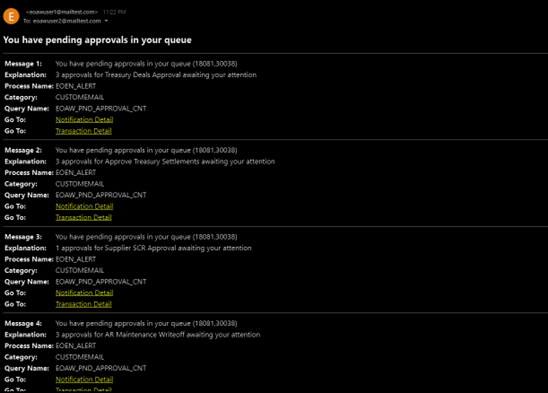 A step-by-step guide to set up alerts for Pending Approvals