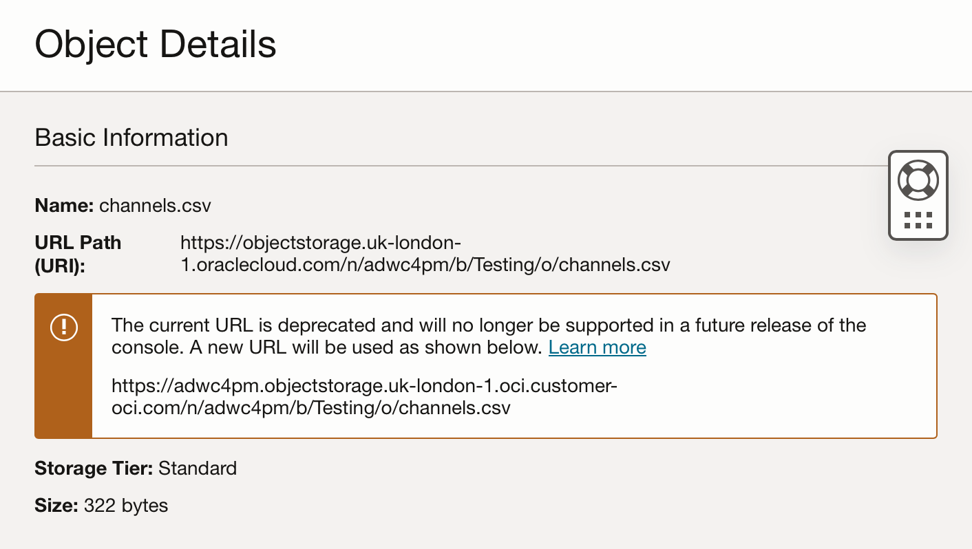 Troubleshooting DBMS_CLOUD access to object storage