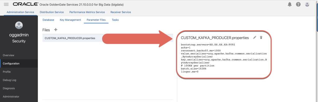 GoldenGate REST API's Call to replicate the data to Oracle Cloud Infrastructure (OCI) Streaming ...