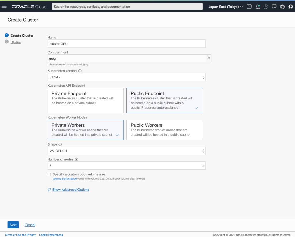 Announcing Oracle Container Engine for Kubernetes (OKE) support for GPU