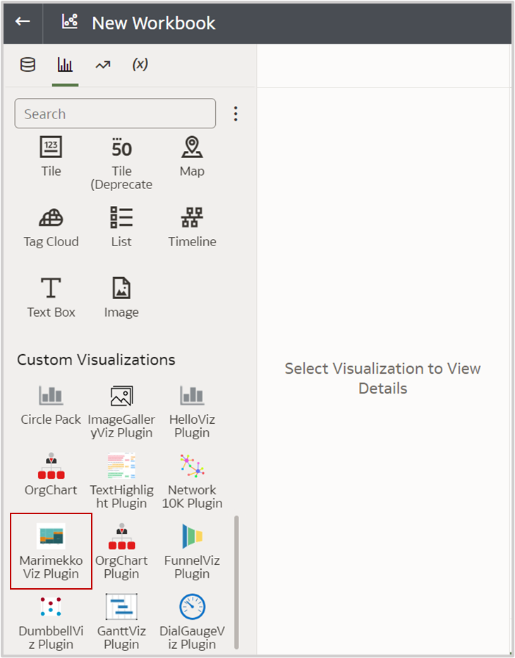 Building a Marimekko chart in Oracle Analytics