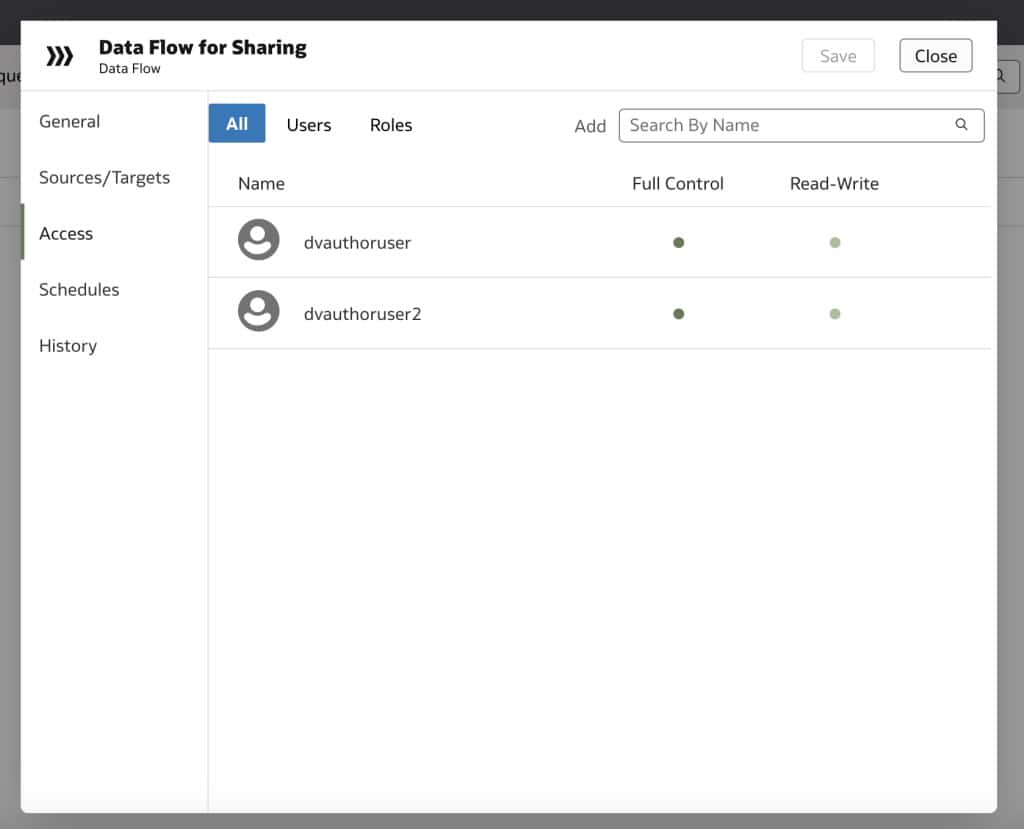 Share your data flows in Oracle Analytics Cloud Share your data flows in Oracle Analytics Cloud