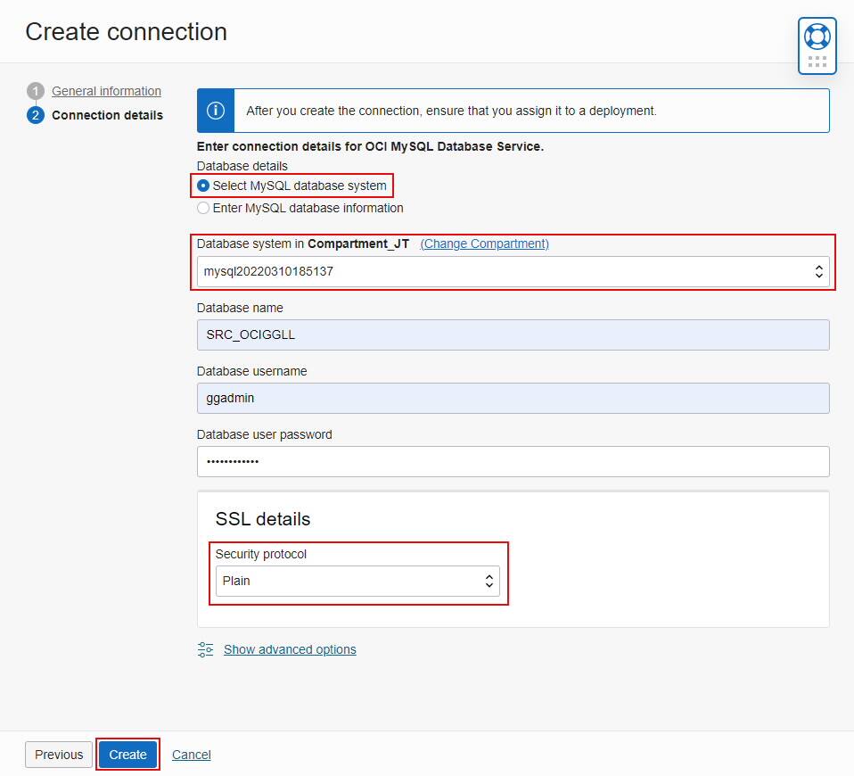 Using Oracle Cloud Infrastructure Goldengate With Mysql Databases