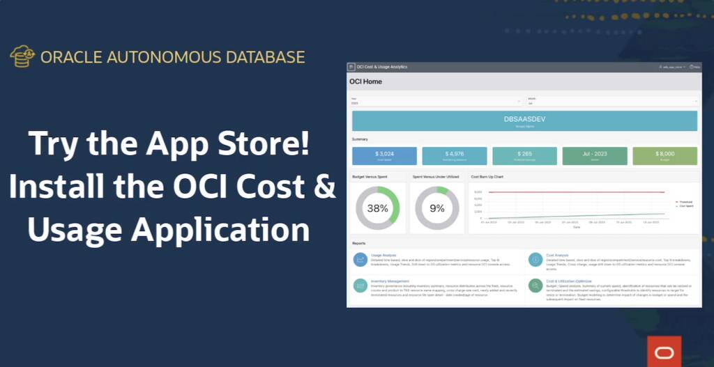 Manage Your Oracle Cloud Infrastructure Cost And Usage