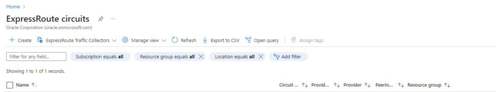 Set Up A Private Interconnect Between Oci And Microsoft Azure