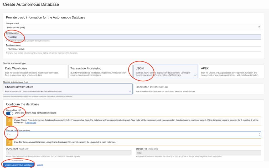 JSON Type and other cool new JSON features in Oracle database release 21c