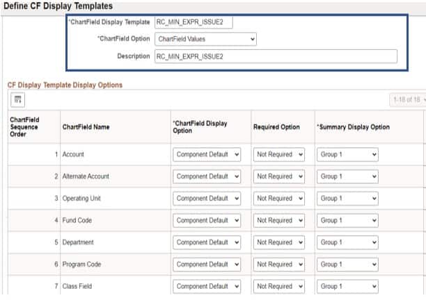 Leverage ChartField template and Accounting Tag functionality to ...