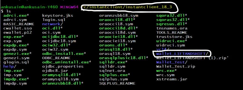 Loading data into Autonomous Data Warehouse using Datapump
