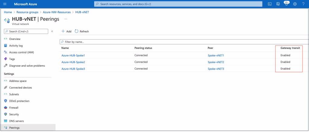 Connect multiple Oracle Cloud Infrastructure VCNs with multiple Azure vNETs through a single OCI ...
