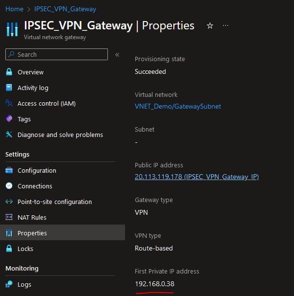 Ipsec Over Oci To Azure Interconnect
