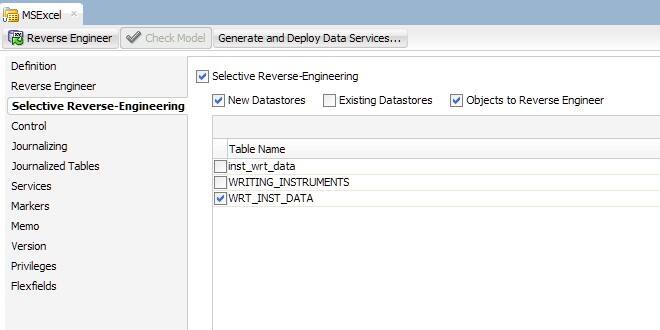 How to load data from Excel using ODI 12.2.1 and Progress DataDirect SequeLink