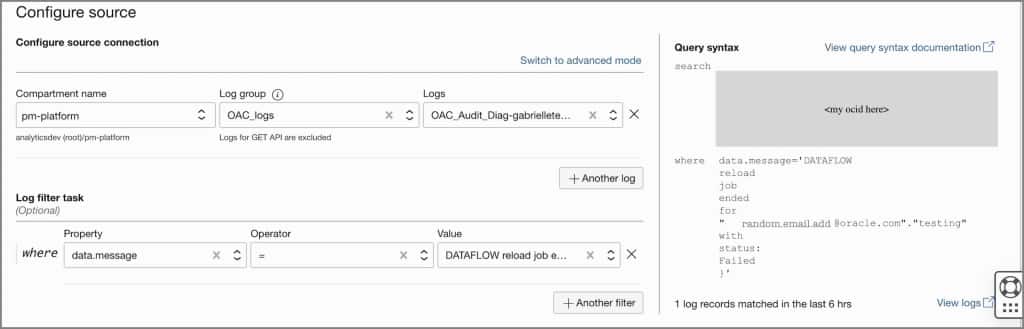 Enabling OCI Notifications for Data Flows in Oracle Analytics Cloud