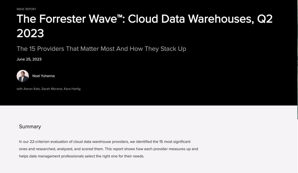 Oracle Autonomous Database Named A Leader In The Forrester Wave™ Cloud