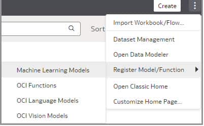 How to get multiple prediction outputs for an Oracle Machine Learning model in Oracle Analytics ...