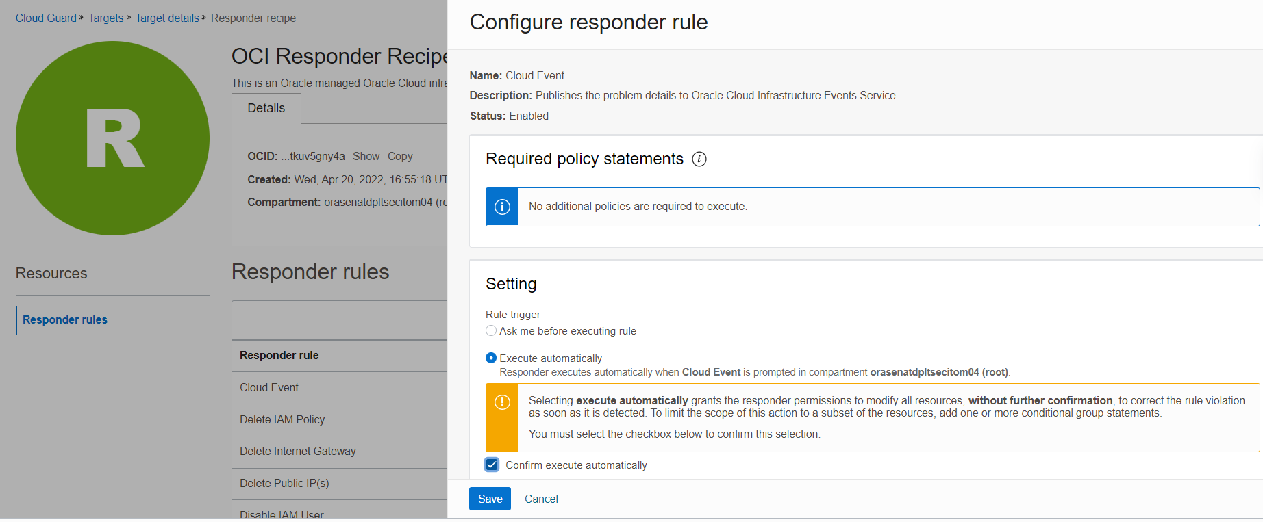 Integrating Oracle Cloud Guard with Logging Analytics using Streaming ...