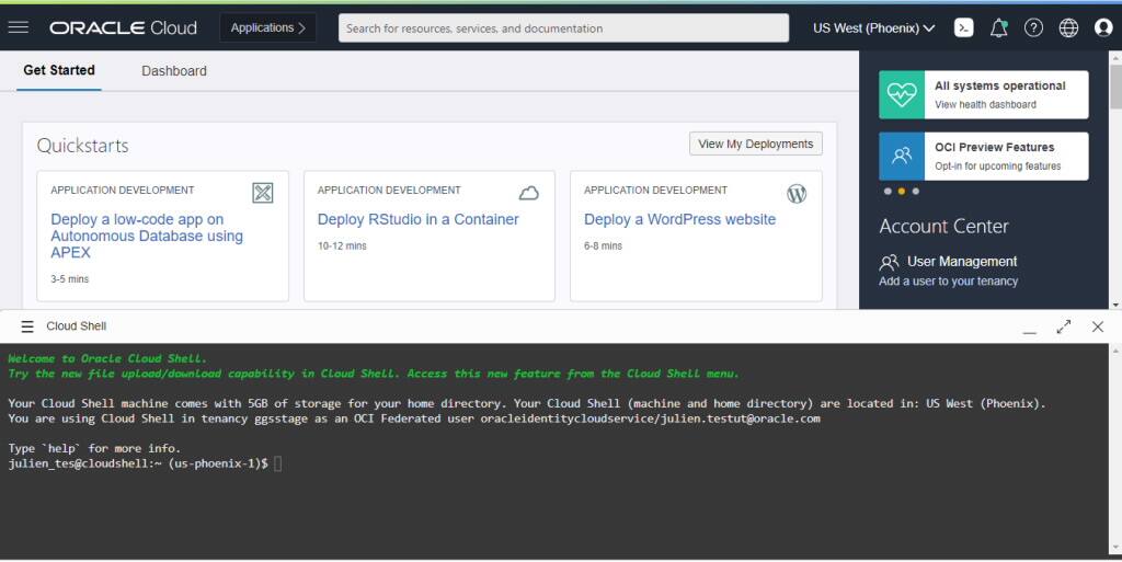 Using Oracle Cloud Infrastructure Oci Command Line Interface Cli With Oci Goldengate 