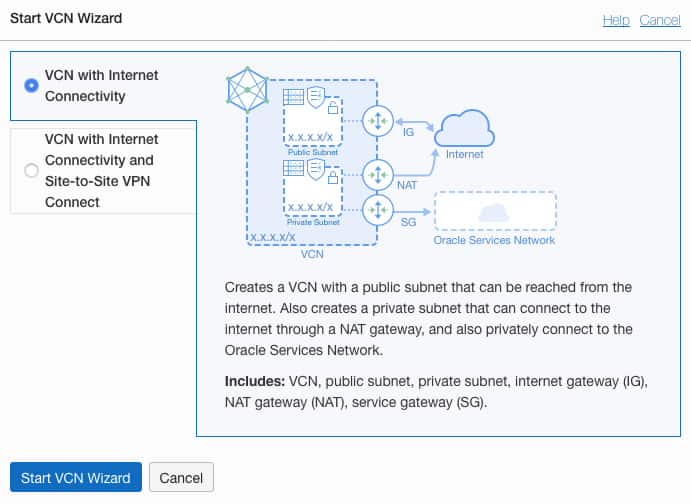 Setting Up a Virtual Cloud Network (VCN) in Oracle Cloud Infrastructure Setting Up a Virtual Cloud Network (VCN) in Oracle Cloud Infrastructure