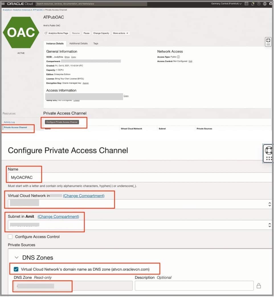 Oracle Analytics Cloud - How to Setup and Configure the Oracle Analytics Cloud Environment on OCI