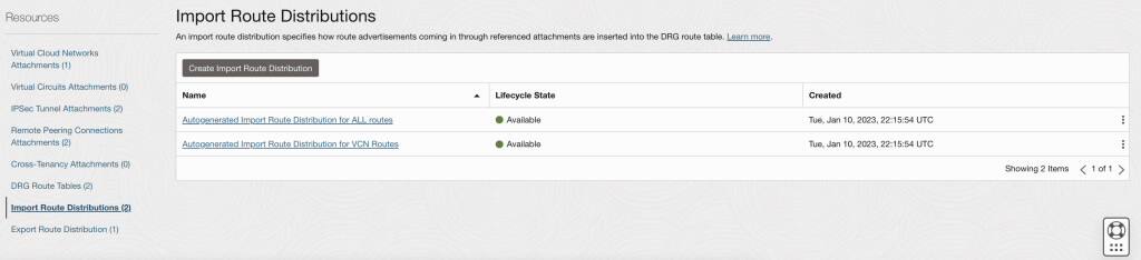 Overview of DRG Route Tables and Import Distribution Lists - Part 1