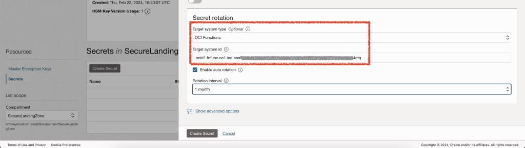 Automatically Rotate OCI Secrets using a Custom Function