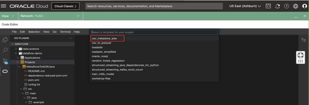 Develop and deploy Spark apps with ease on OCI Code Editor's Data Flow plugin