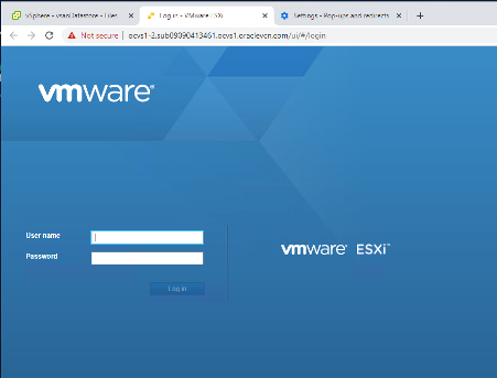 Connect from an Oracle Cloud VMware Solution virtual machine to Oracle ...