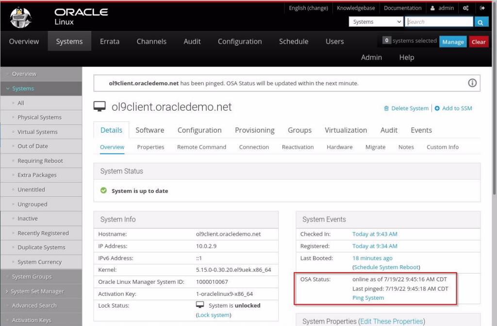 How to patch Oracle Linux 9 with Oracle Linux Manager How to patch Oracle Linux 9 with Oracle Linux Manager