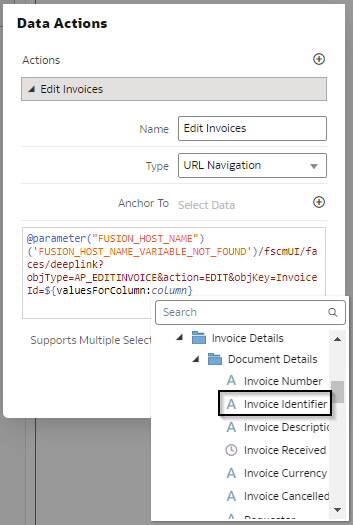 Oracle Fusion Analytics: Use of Deep Links to navigate to Fusion ...