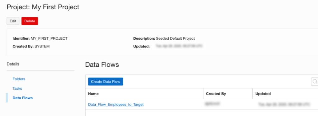 Integration Tasks In Oracle Cloud Infrastructure Oci Data Integration