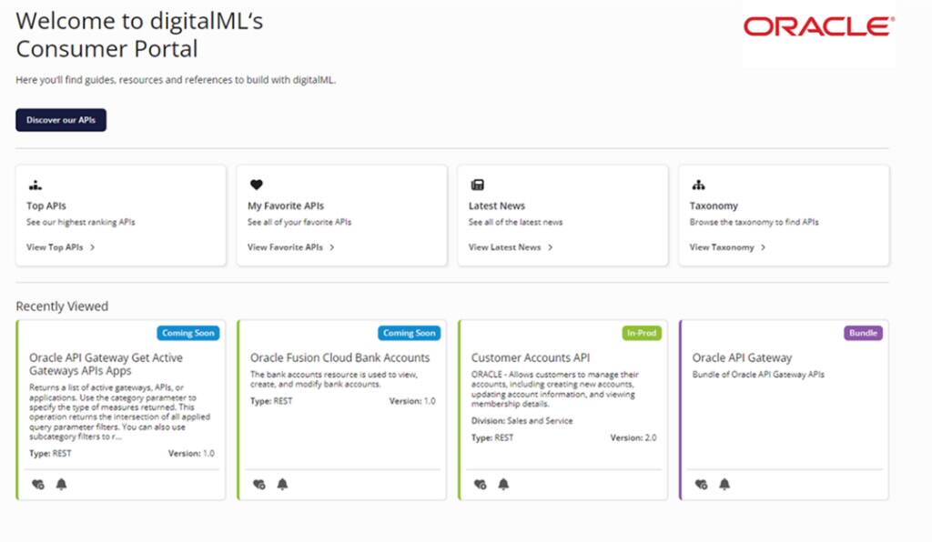 digitalML joins the Oracle PartnerNetwork with OCI API Gateway integration
