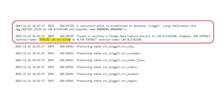 Oci Goldengateを使用して、オンプレミスのpostgresqlデータベースをoci Database With