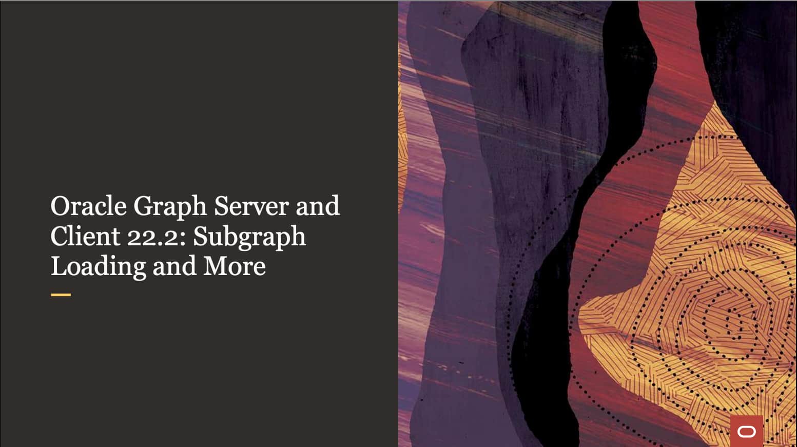 Oracle Graph Server and Client 22.2: Subgraph Loading and More | database