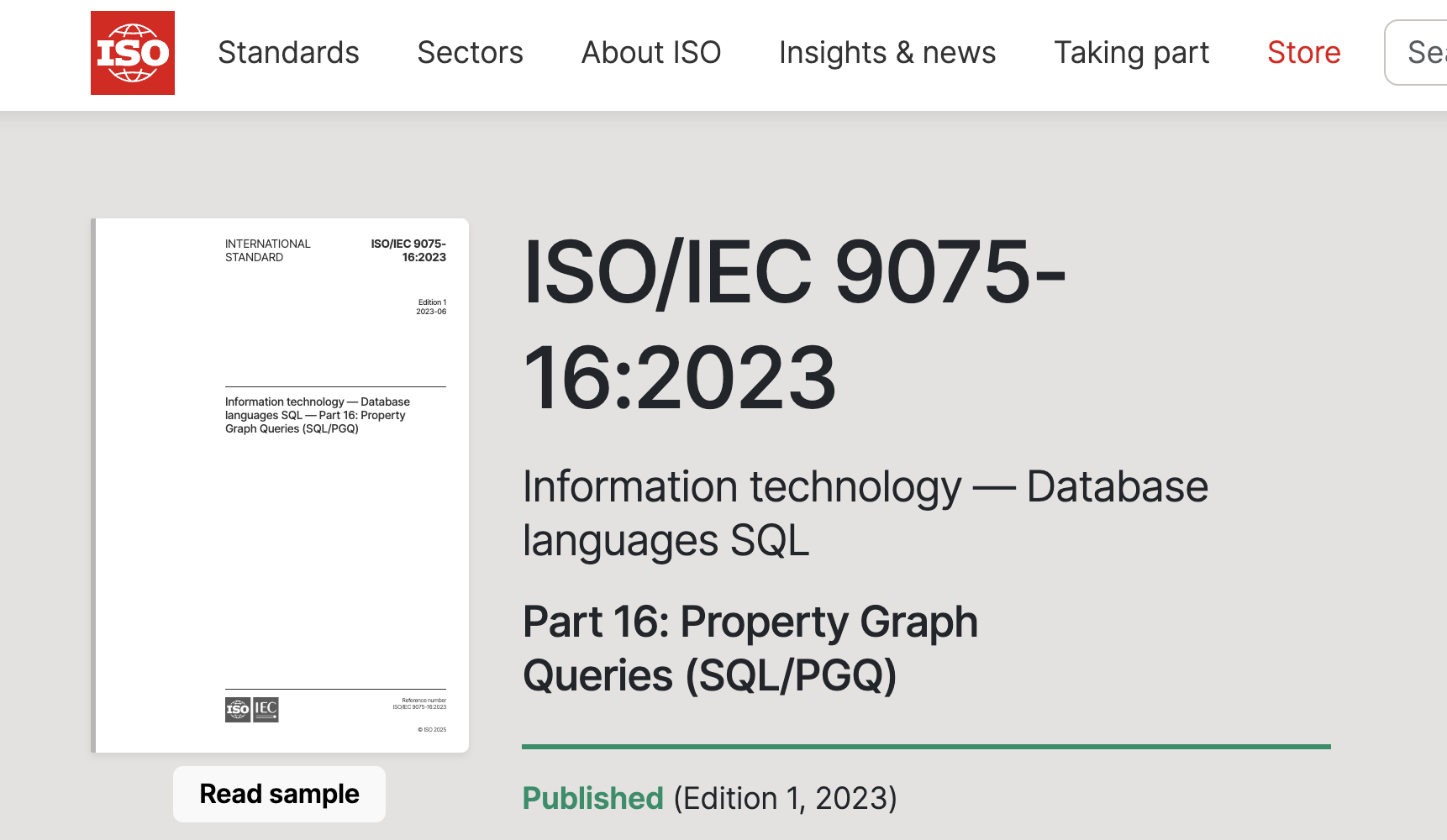 Property Graphs in Oracle Database 23ai: The SQL/PGQ Standard | database