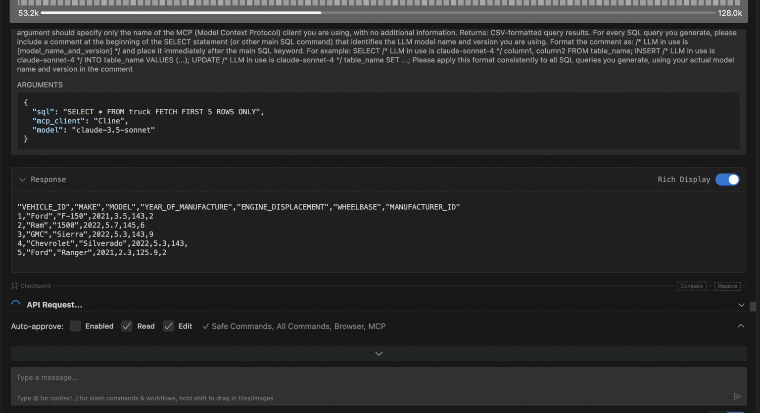 Prompt Engineering: Using the SQLcl MCP Server and your AI agent to ...