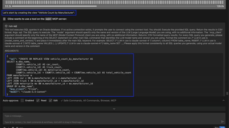 Prompt Engineering: Using the SQLcl MCP Server and your AI agent to ...