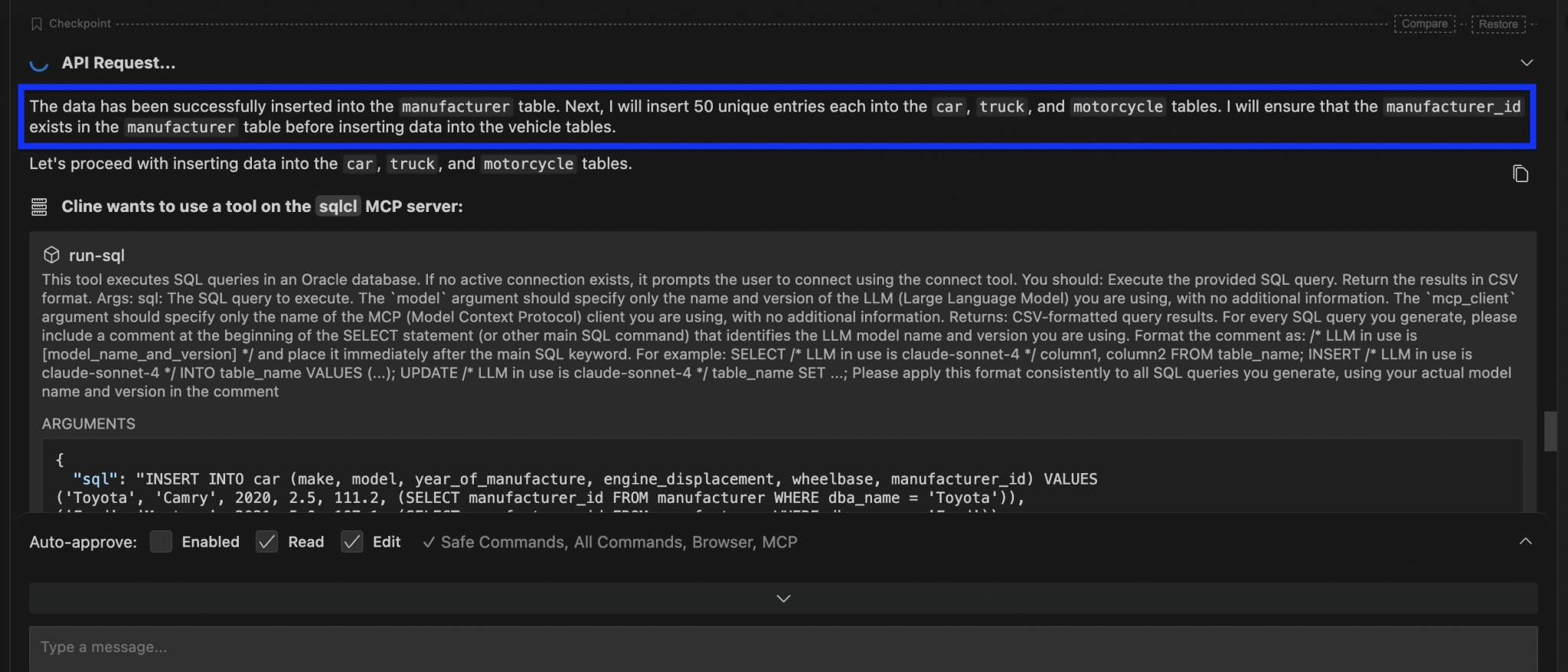 Prompt Engineering: Using the SQLcl MCP Server and your AI agent to ...