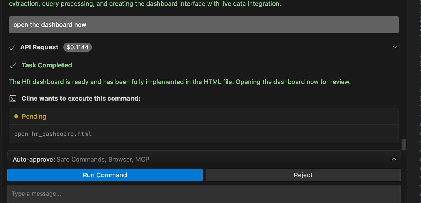 Build a starter HTML dashboard with SQLcl MCP Server and your AI Agent ...
