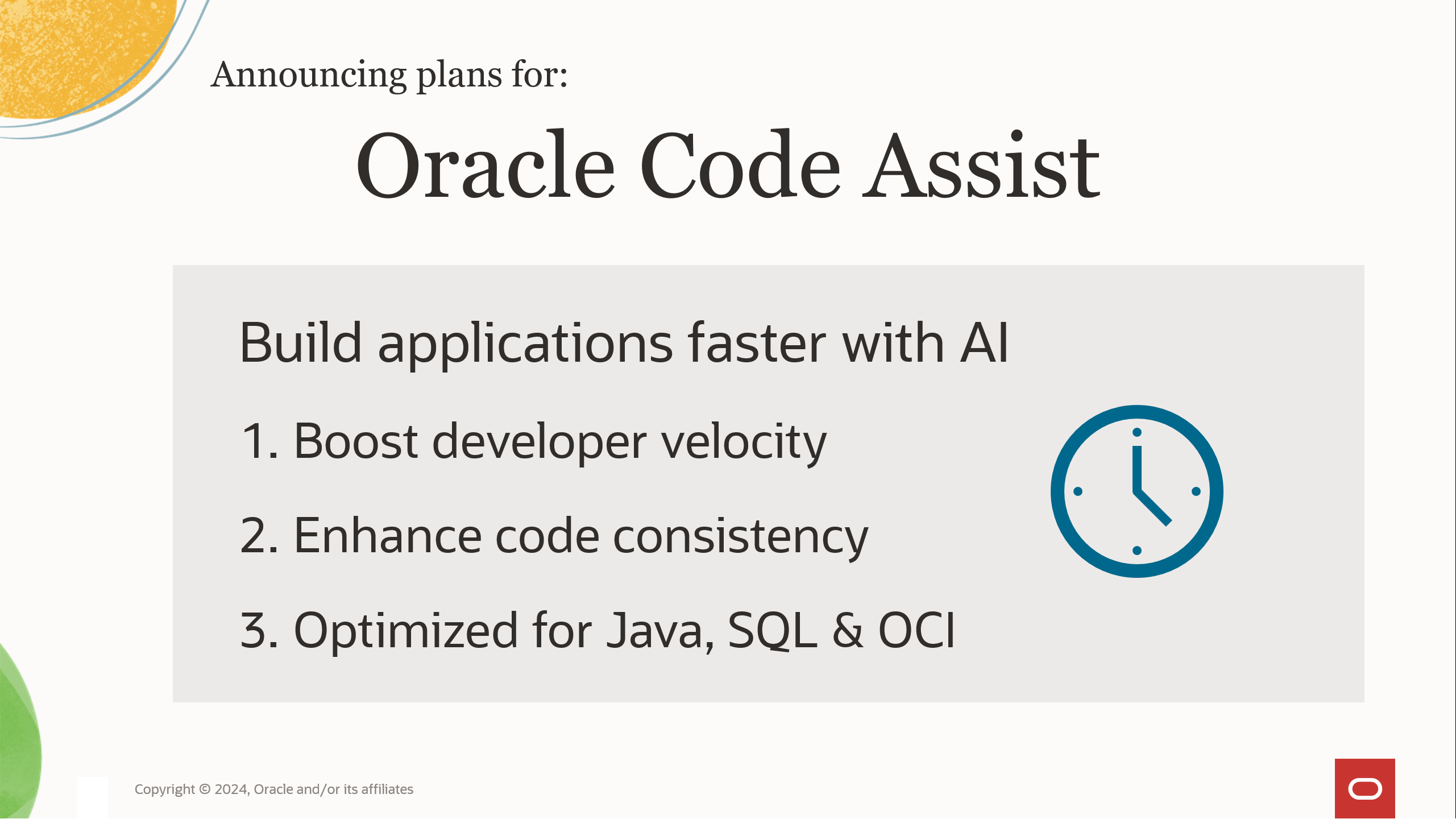 Oracle Code Assist: AI companion to boost developer velocity | developers
