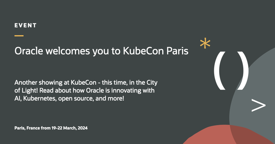 Oracle Welcomes You To KubeCon Europe | developers