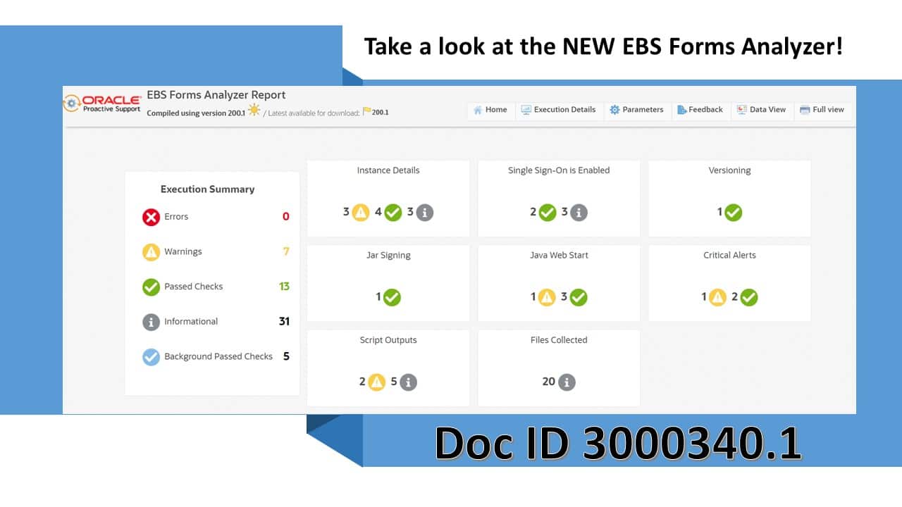 Announcing the NEW EBS Forms Analyzer! | ebs